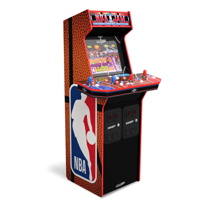 Arcade 1Up Arcade1up NBA Jam 30Th Anniversary Deluxe Arcade Machine 3 Games In 1 (4 Player ...